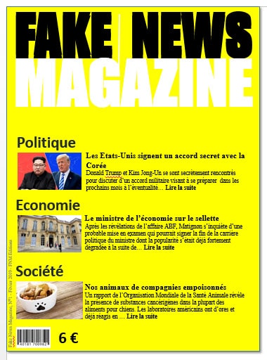 Crowd testing – Fake News Magazine sort en kiosque